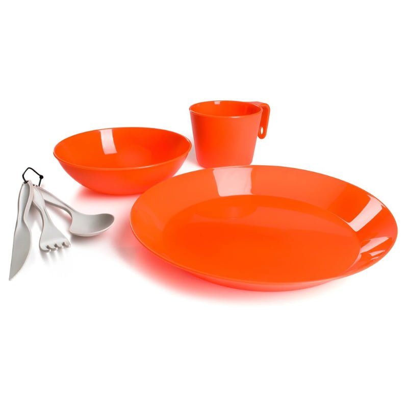 GSI Outdoors Cascadian 1 Person Table Set - Orange | Campcraft