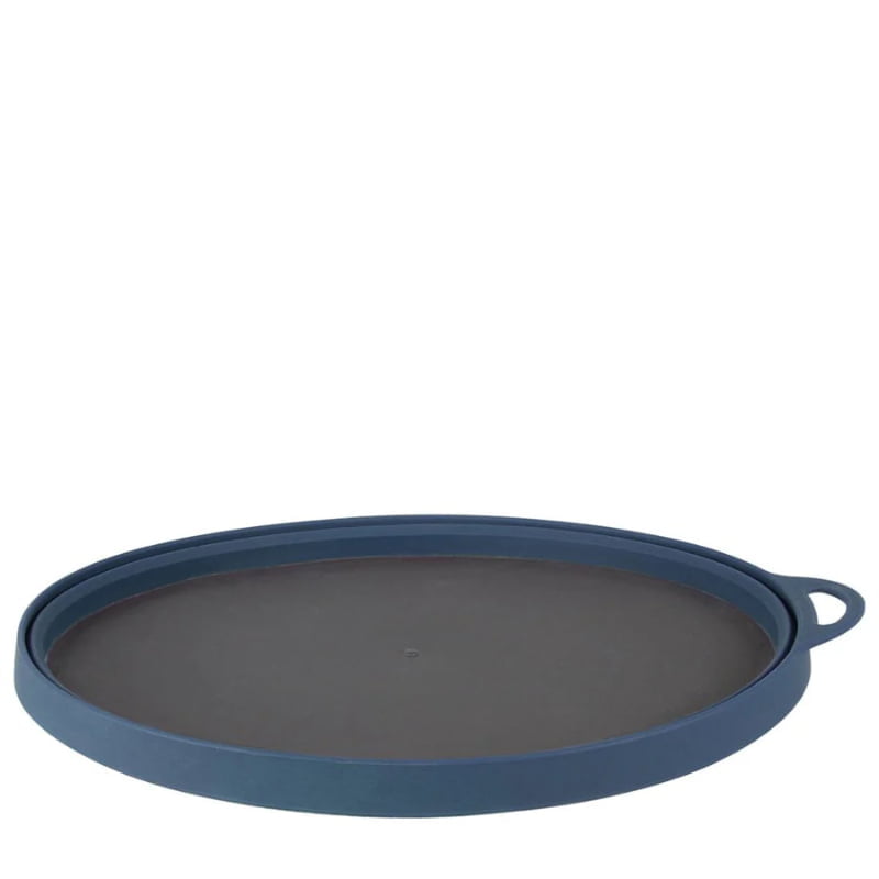 Lifeventure Ellipse Collapsible Plate - Navy | Campcraft