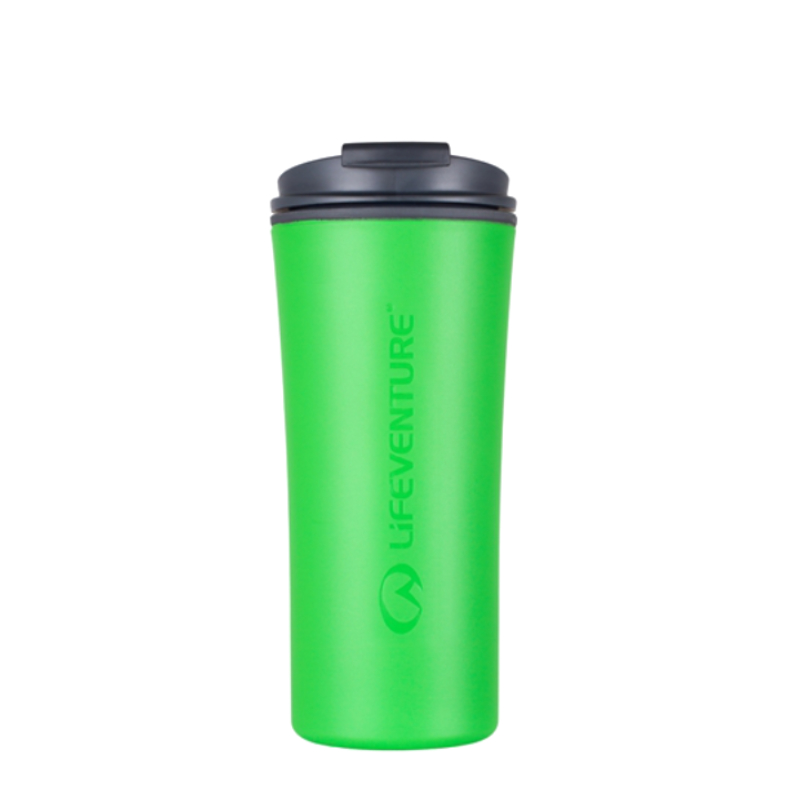 Lifeventure Ellipse Travel Mug - Green | Campcraft