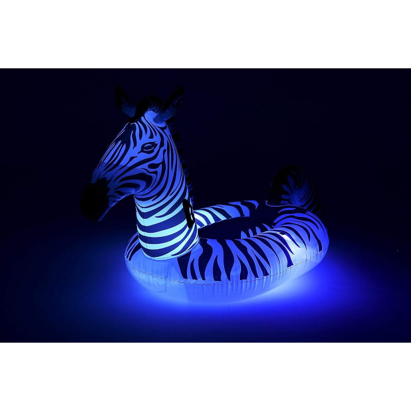 Bestway Lights N Stripes Zebra Pool Float | Campcraft