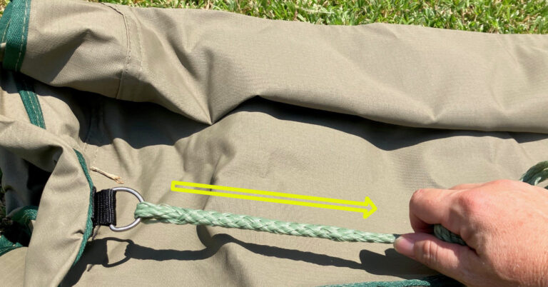 How To Reattach A Guy Rope | Campcraft