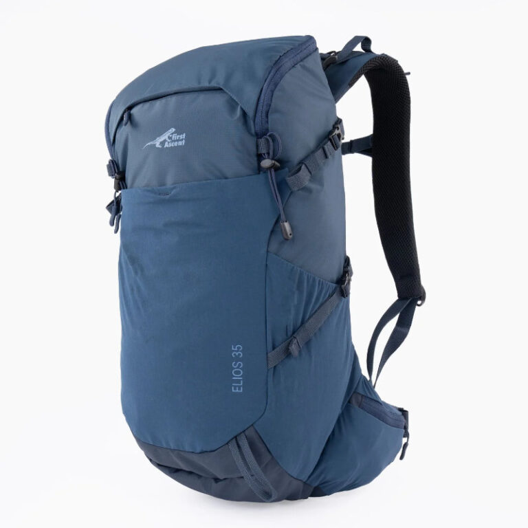 First Ascent Elios 35L Lightweight Hiking Pack - Midnight Blue | Campcraft